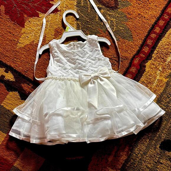 Rare Editions | Dresses | Rare Editions White Formal Kids Dress | Poshmark